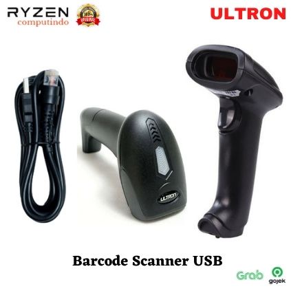 Jual Ultron 1808 1D Handheld Barcode Scanner USB | Shopee Indonesia