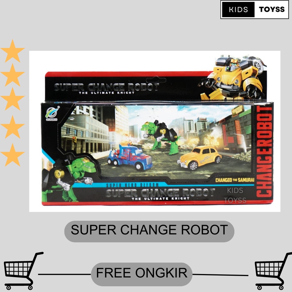 Jual Mainan Robot Transformers Tobot Super Change Robot Jadi Mobil Dino ...