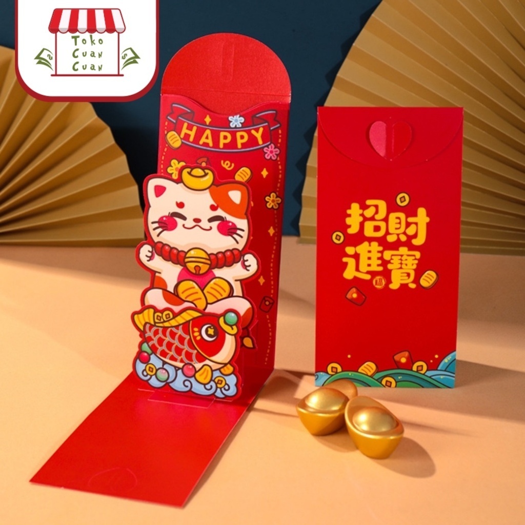 Jual TCC Pop Up Angpao 3D PREMIUM Imlek Angpao Hongbao Angpao Lucu ...