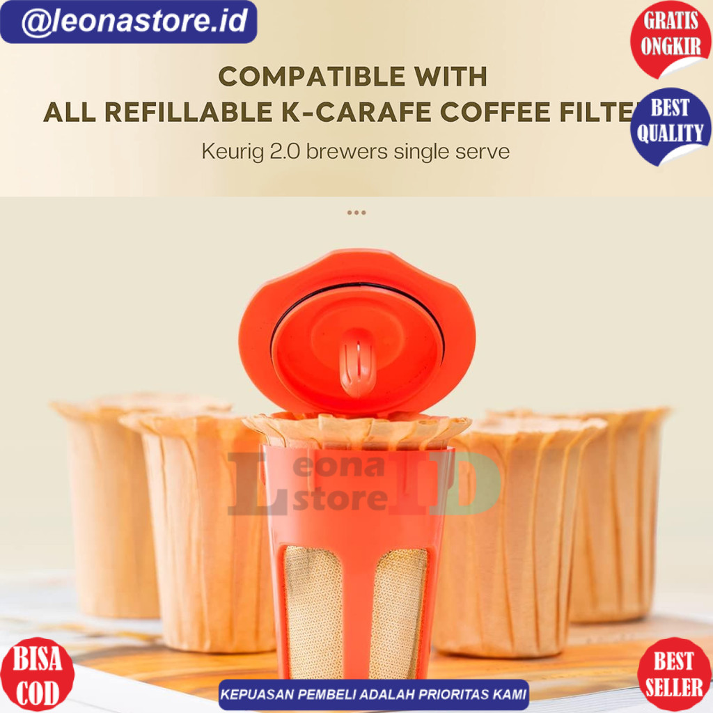 Jual iCafilas Kertas Saringan Kopi Kapsul Filter Paper 2.0 K-Carafe 100 PCS - KC58 | Shopee ...