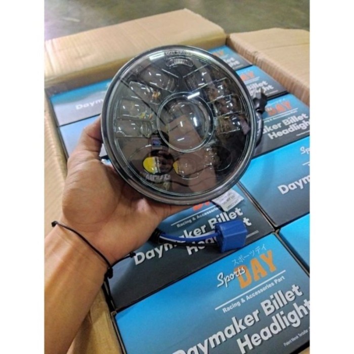 Jual lampu daymaker billed 5,75 inch dymaker cb biled LED motor depan ...