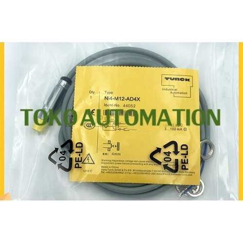 Jual LS99 Ni4-M12-AD4X Ni4 M12 AD4X 12MM BARREL Proximity Sensor PZ80 ...
