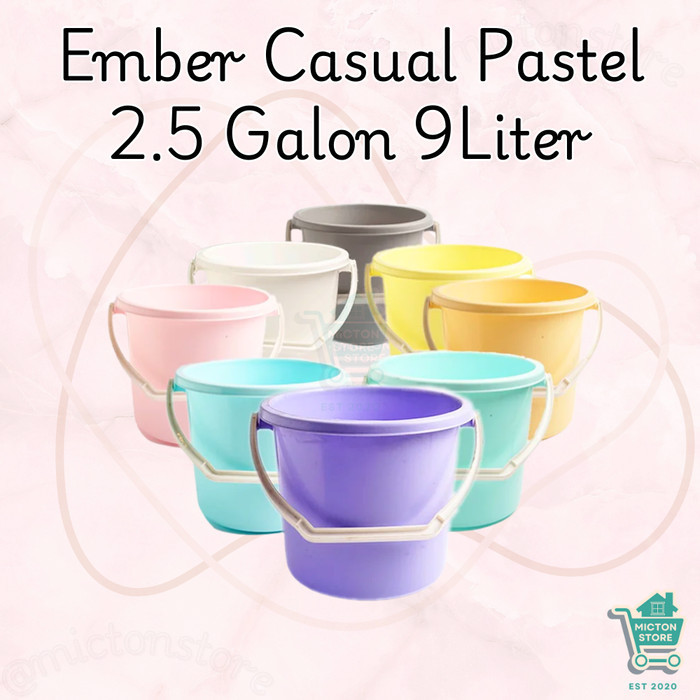 Jual LUXTON Ember Casual 2.5 Galon 9.46L Pastel Premium Ember Anti ...