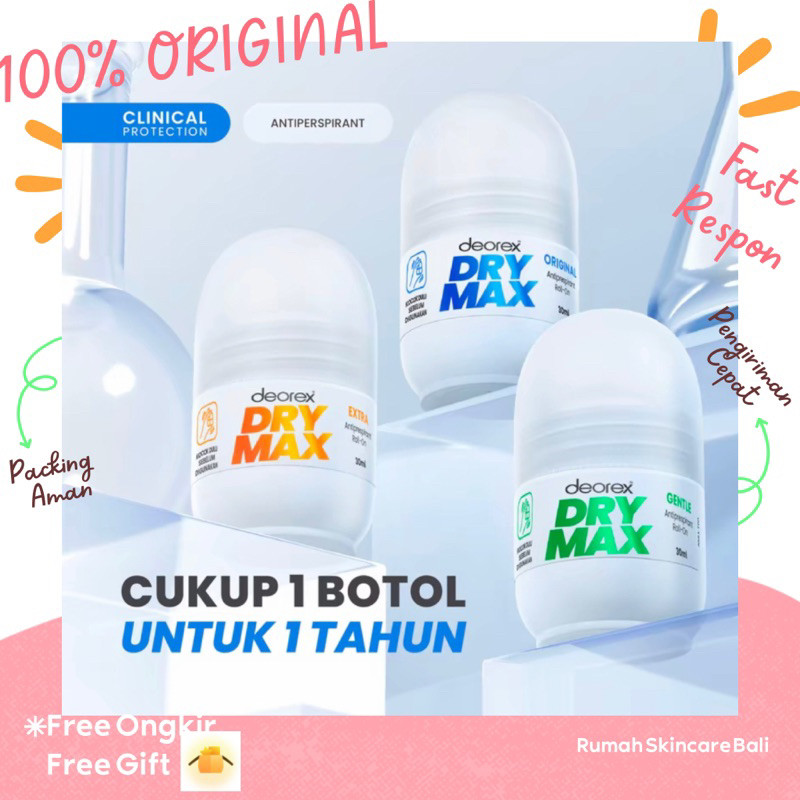 Jual Deorex DryMax Orginal/Gentle/Extra/Clinical AntiPerspirant ...