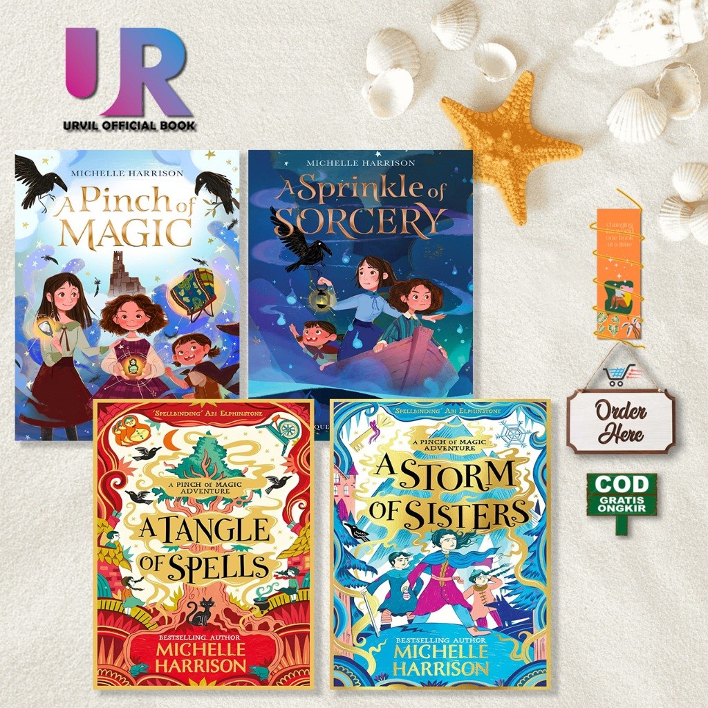 Jual A Pinch of Magic - A Sprinkle of Sorcery - A Tangle of Spells ...