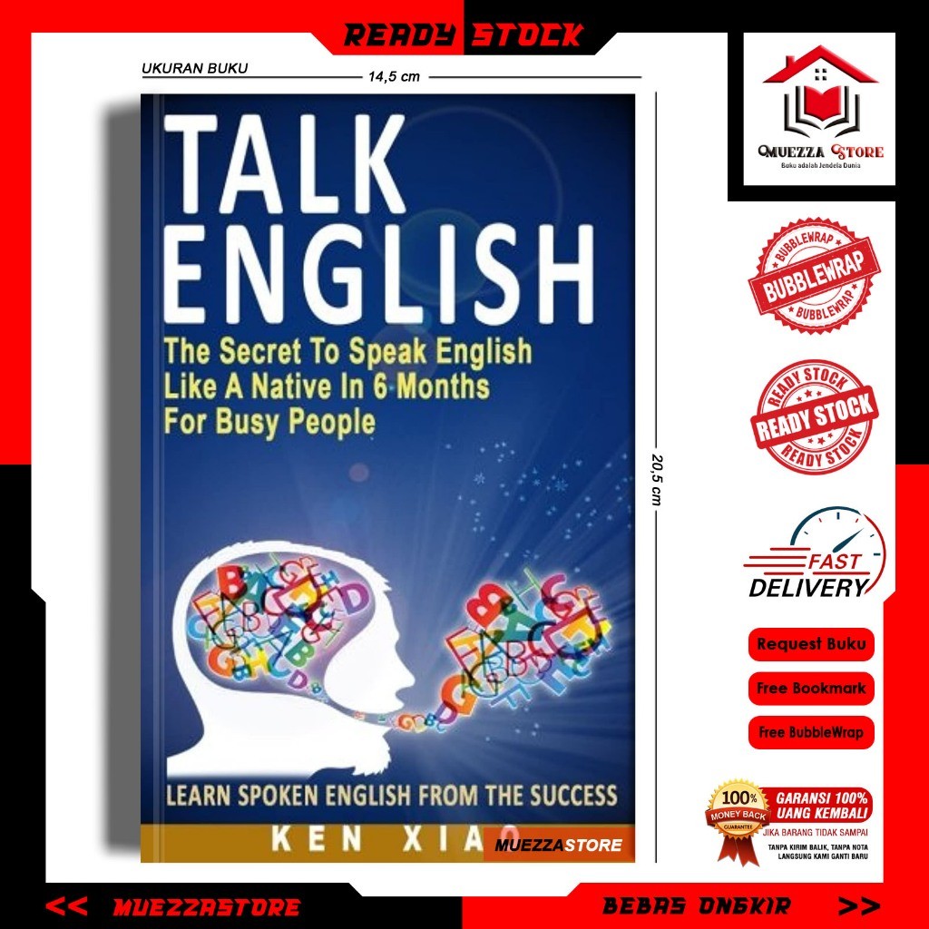 Jual (IND/ENG) Talk English: The Secret To Speak English Like A Native In 6 Months | Shopee ...