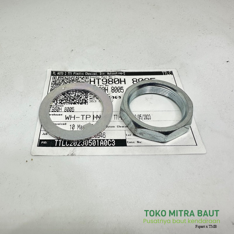 Jual Ring Plat Com Stir Stang Mur Kom Setir Honda Original Universal ...
