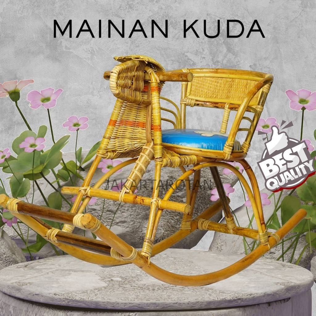 Jual Mainan Kuda Goyang Anak Ramah Lingkungan – Terbuat Dari Rotan ...