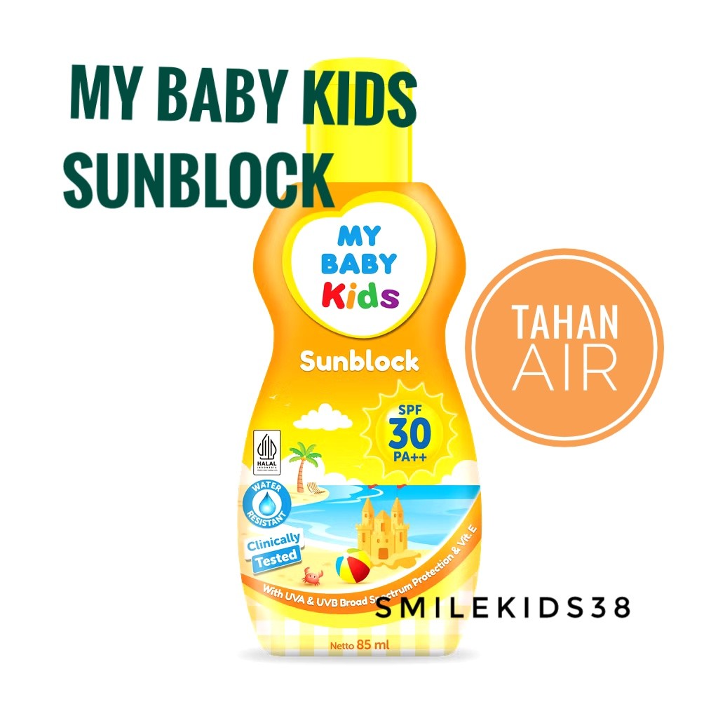 Jual ORI - MY BABY Kids Sunblock SPF 30 PA +++ | Shopee Indonesia