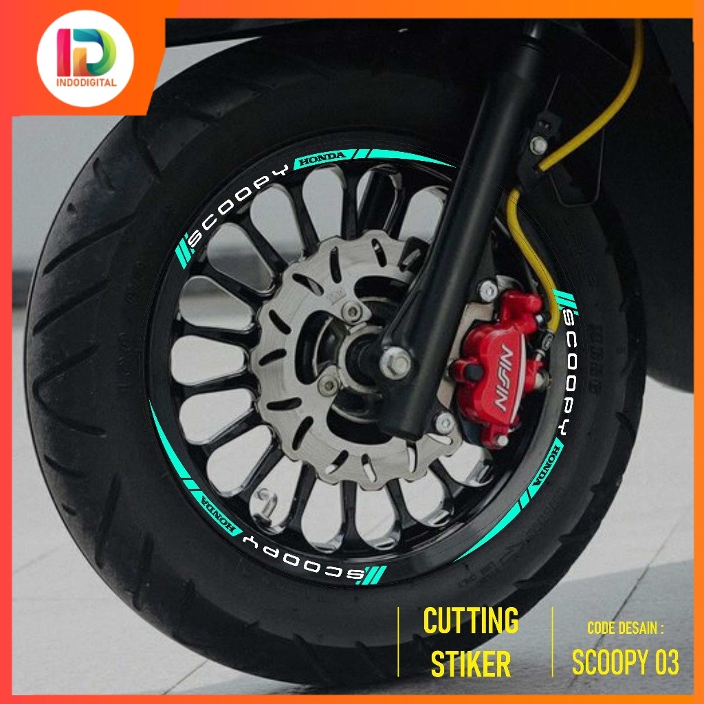 Jual Stiker Velg Scoopy RING 12 KODE-03 Cutting Motor | Shopee Indonesia