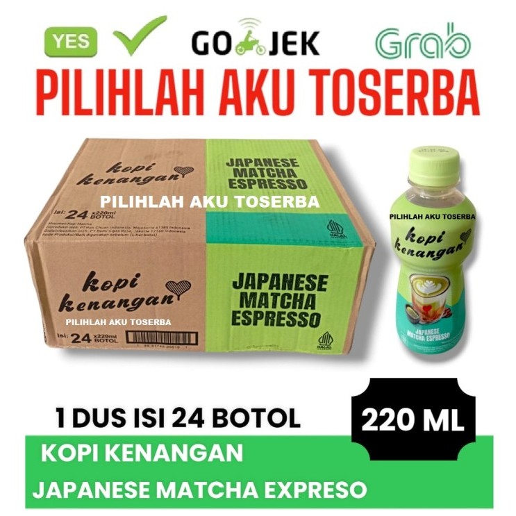Jual KOPI KENANGAN JAPANESE MATCHA ESPRESSO 220 ml - ( HARGA 1 DUS ...