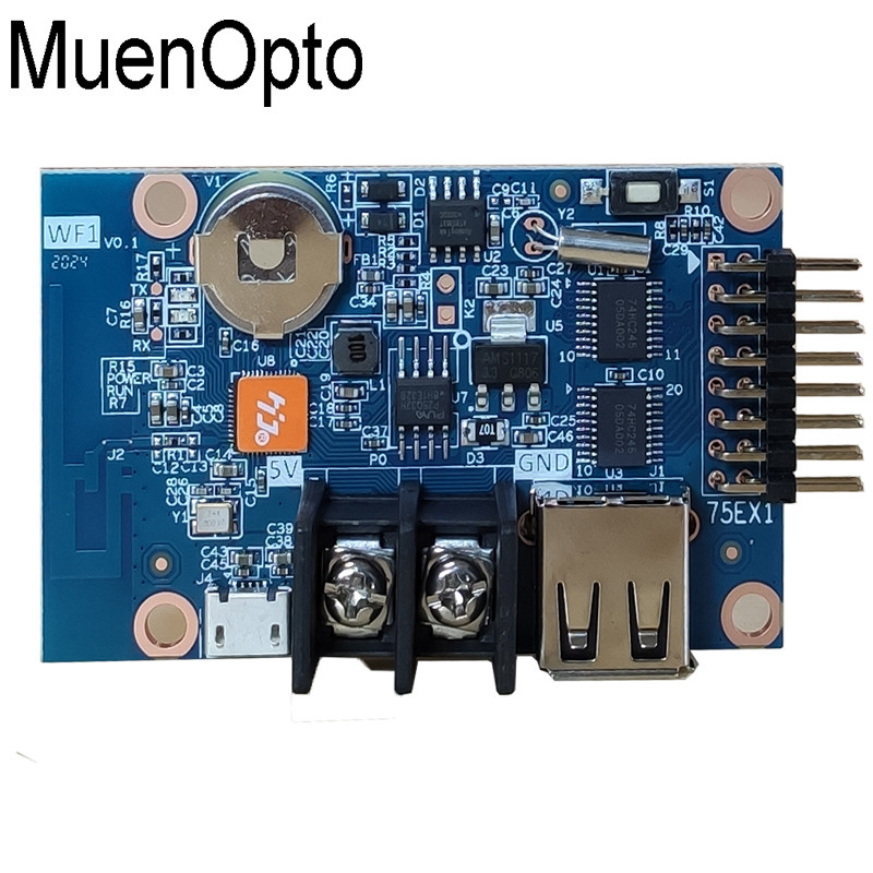 Jual Huidu Hd-wf1 /WF2/WF4 single-color colorful LED display control ...