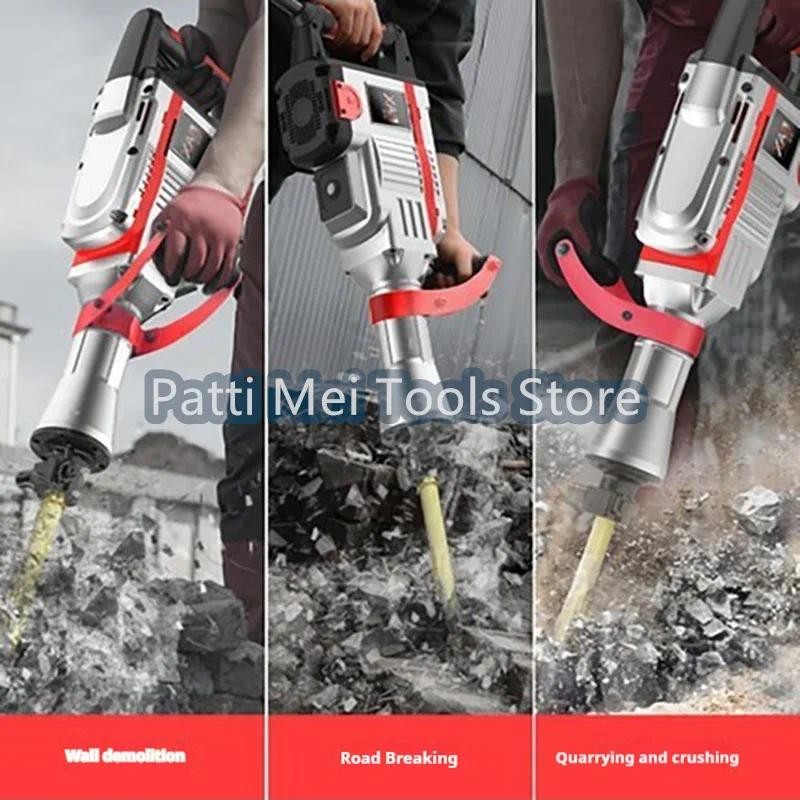 Jual Concrete Breaker Jack Hammer Heavy Duty Electric Demolition Hammer ...