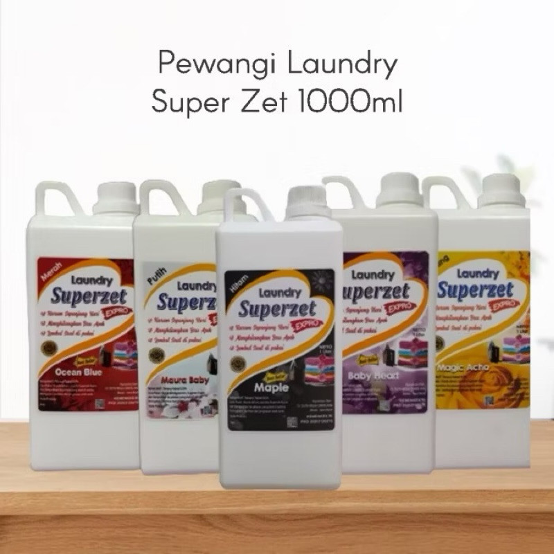 Jual PARFUM LAUNDRY SUPER ZET ORIGINAL KEMASAN 1 LITER | Shopee Indonesia