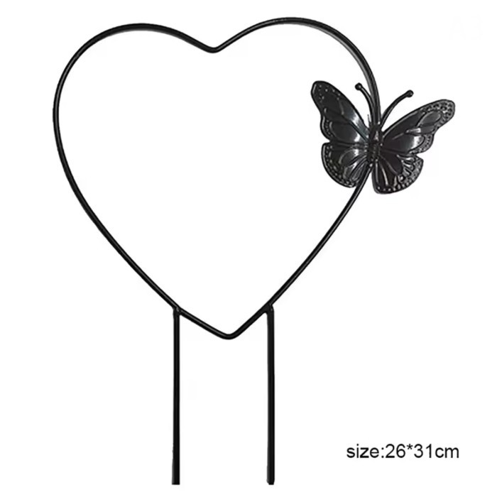 Jual Turus Cagak Tiang Penyangga Besi Heart Hati Love Kupu Kupu ...