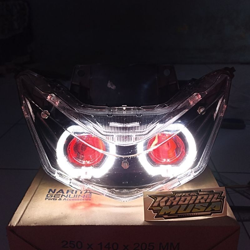 Jual PROMO MURAH BERKUALITAS reflektor beat deluxe 2020 biled reflektor ...