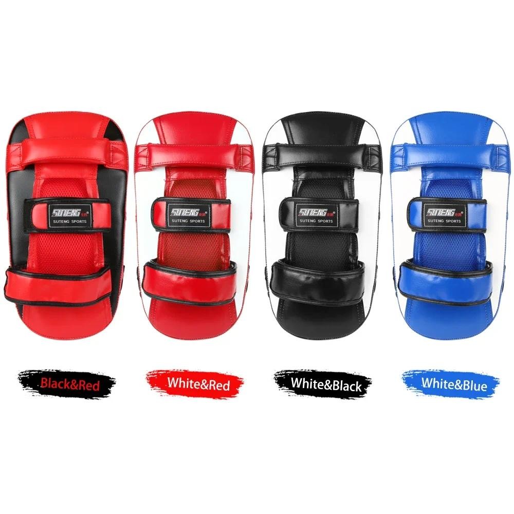 Jual Boxing Glove Kick Punching Pad PU Leathe Boxing Target Hand Foot ...