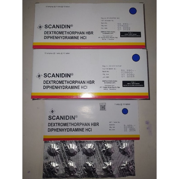 Jual READY!! SCANIDIN STRIP - OBAT BATUK | Shopee Indonesia