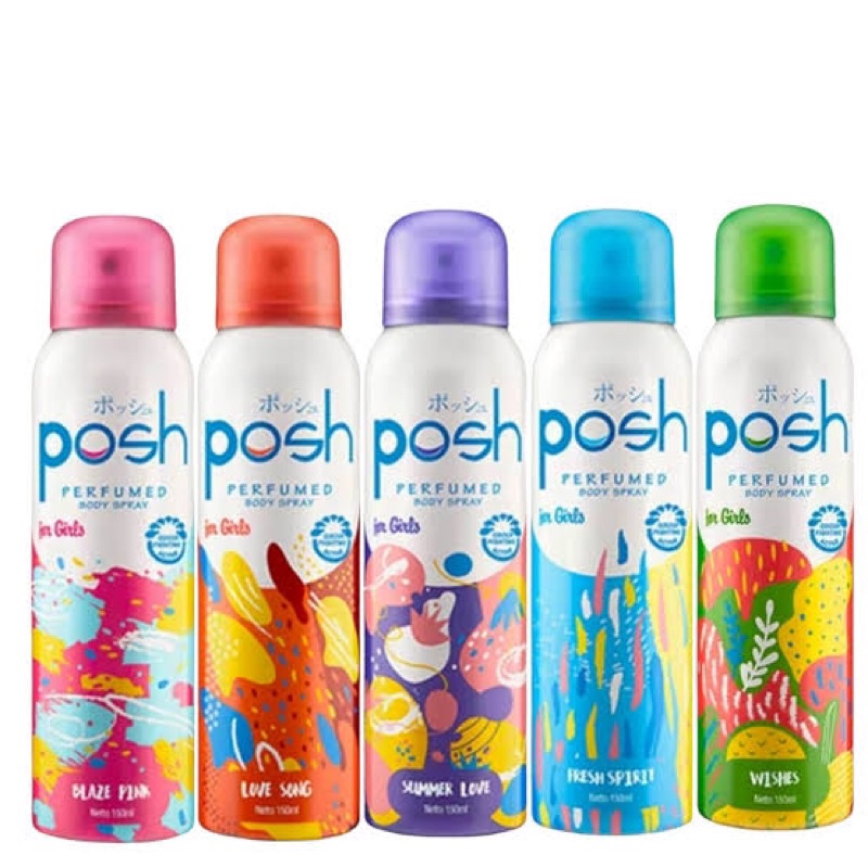 Jual POSH Perfumed Body Spray Cologne for girl | Posh Hijab body spray ...