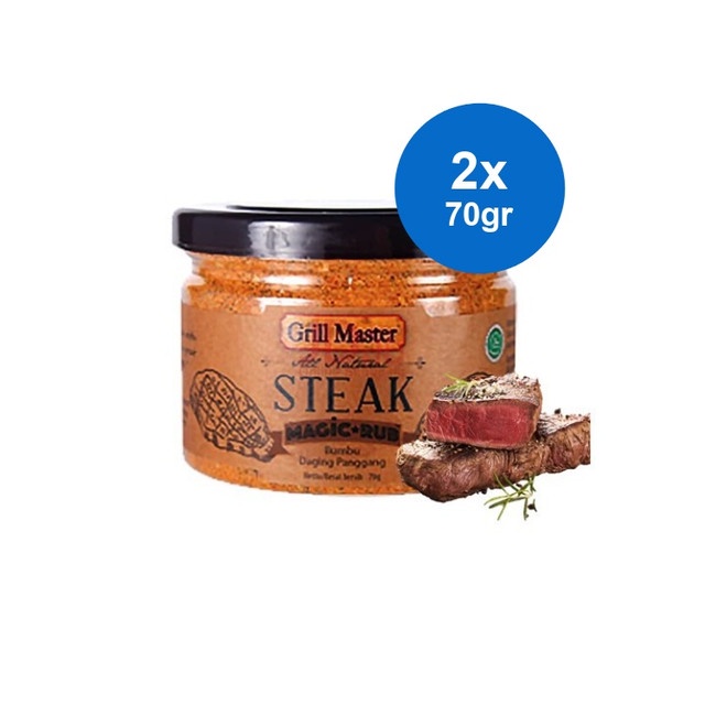 Jual Jay's Kitchen Bumbu Masak Grill Master Steak Magic Rub 2 x 70 gr ...