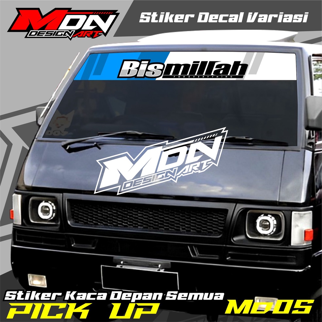 Jual Stiker Decal Kaca Depan Bisa untuk semua Mobil Pick Up Custom Bisa ...