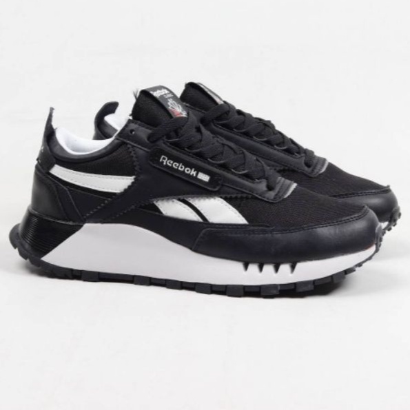 Jual Sepatu Reebok Classic Leather Legacy Core Black White CL Hitam ...