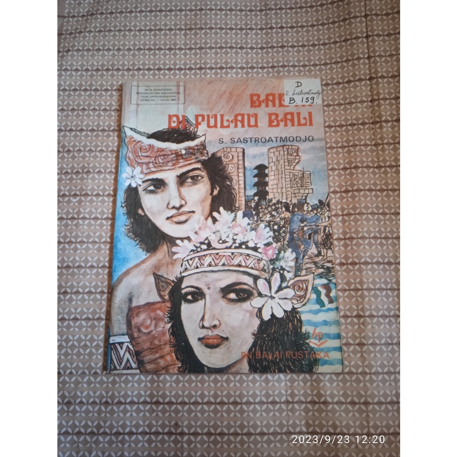 Jual buku badai di pulau Bali oleh s sastroatmodjo - balai Pustaka ...