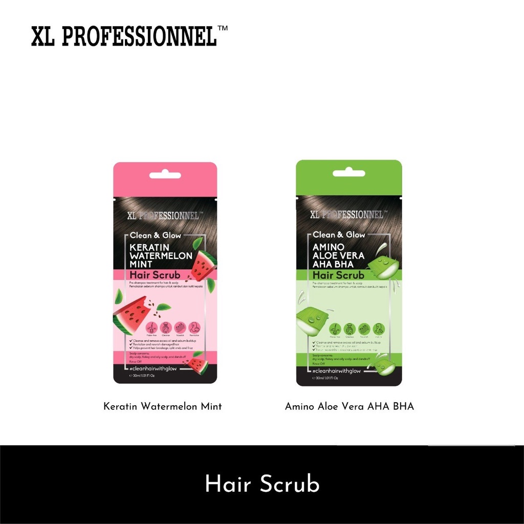 Jual Xl Professionnel Hair Scrub 30ml(Sachet) | Shopee Indonesia