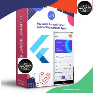 Jual Ecourse Full-Stack Laravel Flutter BWT : Build e-Wallet Mobile Apps | Shopee Indonesia