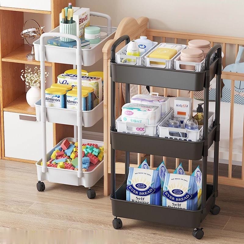 Jual HANA TROLLEY 3 SUSUN / RAK TROLI DORONG BAHAN PLASTIK / RAK SUSUN ...
