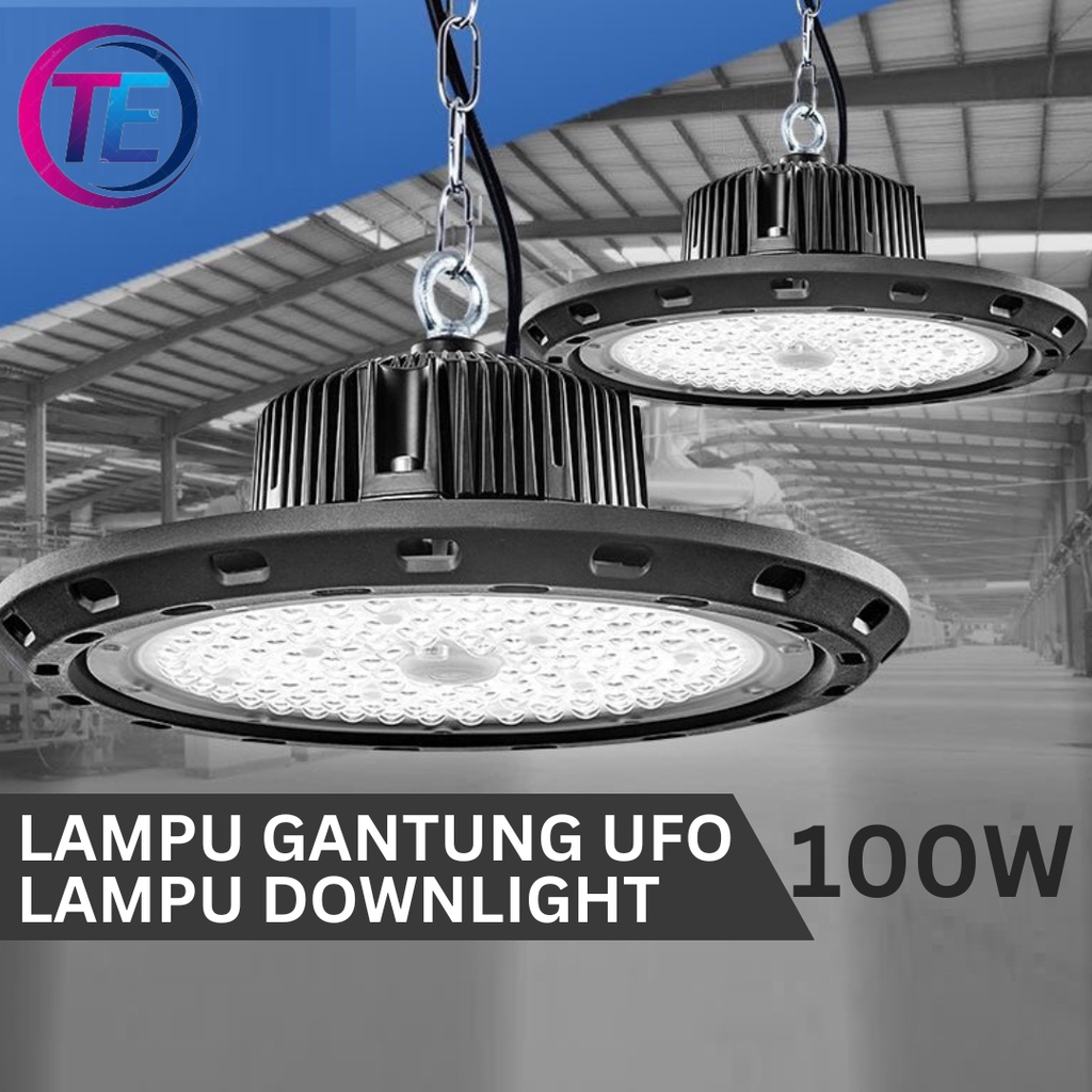Jual Lampu UFO / Lampu Downlight/ lampu penerangan 008A, 100w IP65 | Shopee Indonesia