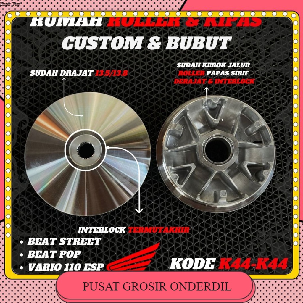Jual RUMAH ROLLER BEAT FI RACING PULLEY RACING VARIO 110 ESP - RUMAH ...