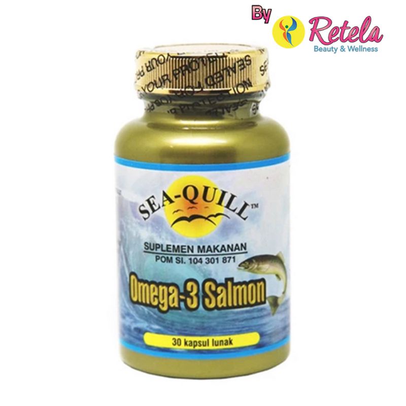 Jual SEA-QUILL OMEGA-3 SALMON 1 BOTOL 30 TABLET | Shopee Indonesia