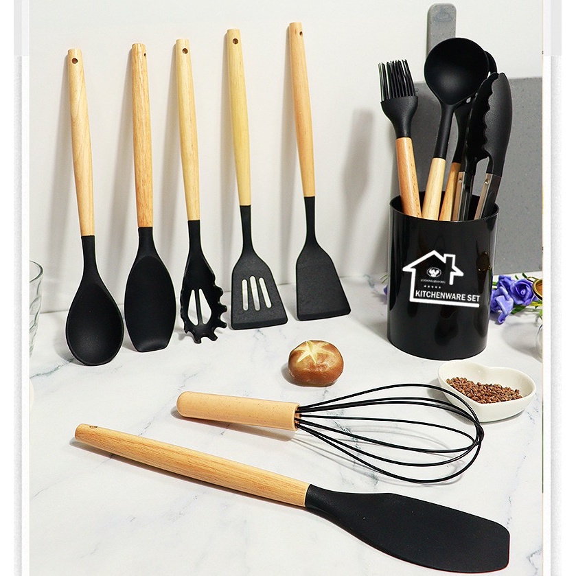 Jual modern bell - 12pcs Kitchen Set Spatula Masker Alat Dapur Spatula ...