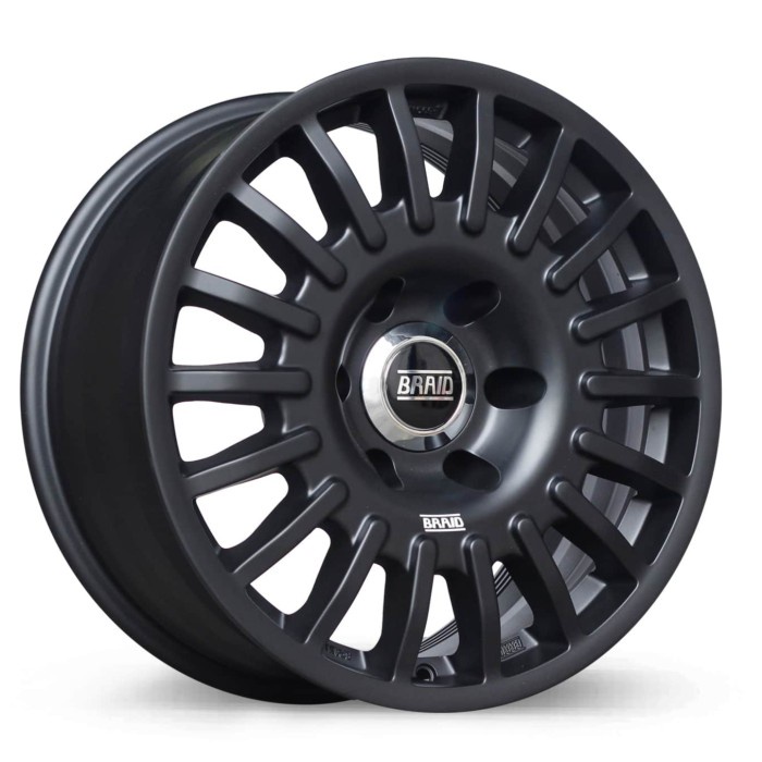 Jual 4pcs Velg BRAID WINRACE T 17x8.0 6H 139.7 ET+0 MATTE BLACK Ring 17 ...