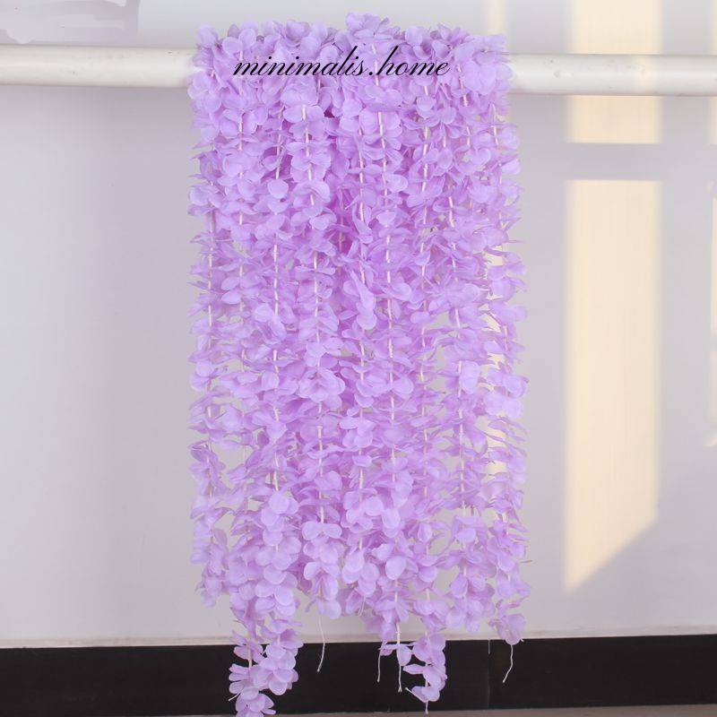Jual Bunga Gantung Wisteria Sulur Panjang 1m Rambat Rose Rambat Juntai ...