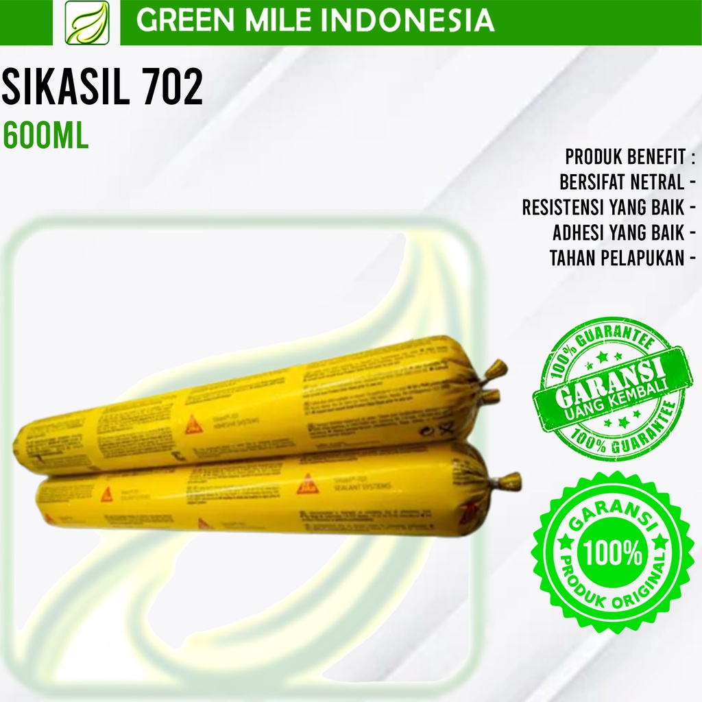 Jual SIKASIL 702 CLEAR Silikon Sausage Sealant Kaca & Aluminium sosis ...