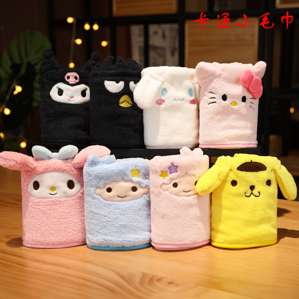 Jual HANDUK MUKA KARAKTER KARTUN CINNAMOROL KUROMI MELODI | Shopee ...
