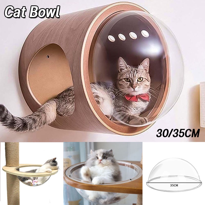 Jual Cat Bowl /Akrilik Cembung /Hammock Kucing Akrilik /Tempat Tidur ...