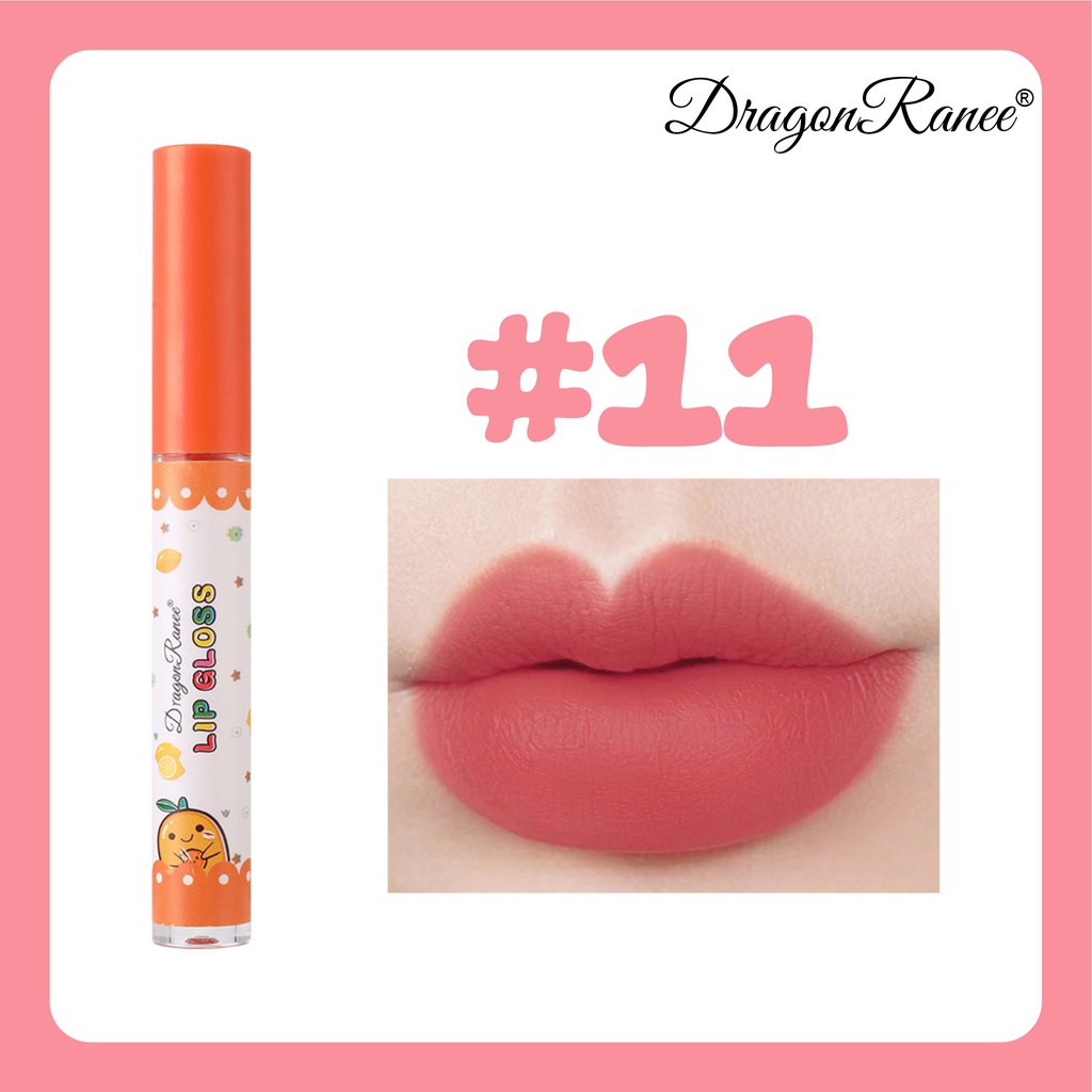 Jual Dragon Ranee Matte Lipstick 12 Warna Velvet Lip Glaze Lipstik Long ...