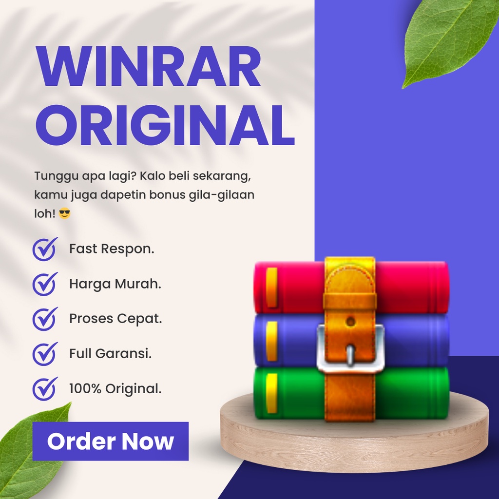 Jual WINRAR Original Archiver 2023 License Key 1PC | Shopee Indonesia