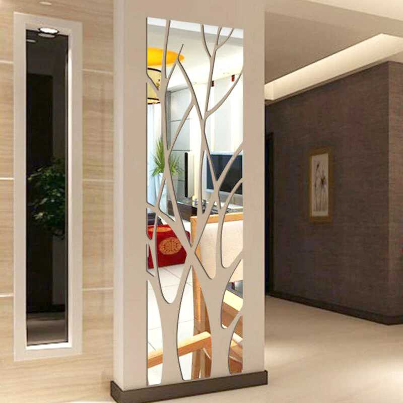 Jual Sticker Cermin Dekorasi Dinding 3D Acrylic 1000 x 280 mm | Shopee ...