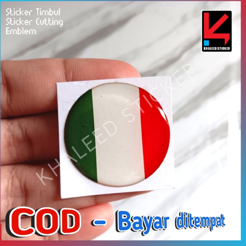 Jual Sticker emblem kaliper rem logo Italia stiker timbul aksesoris ...