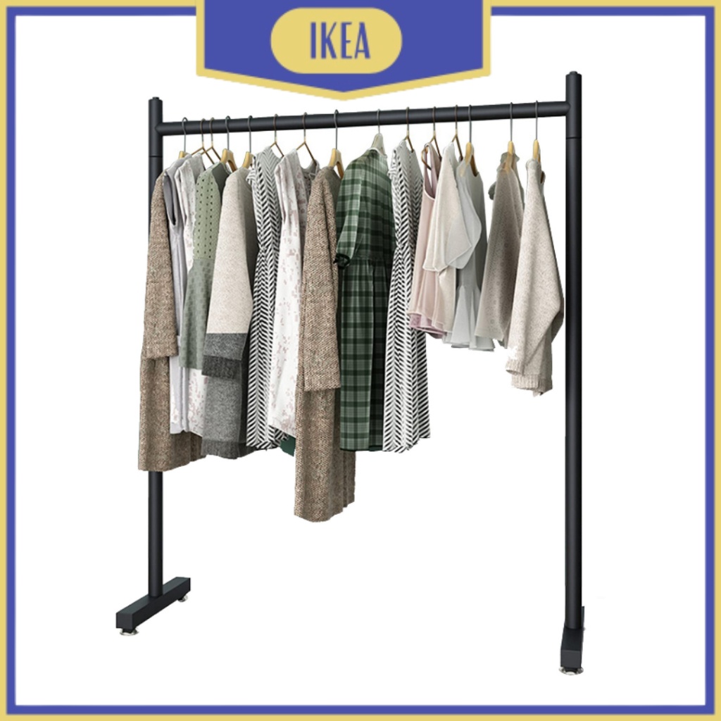 Jual IKEA Rak Gantungan Baju Stand Hanger Baju Rak Serbaguna Full Besi ...