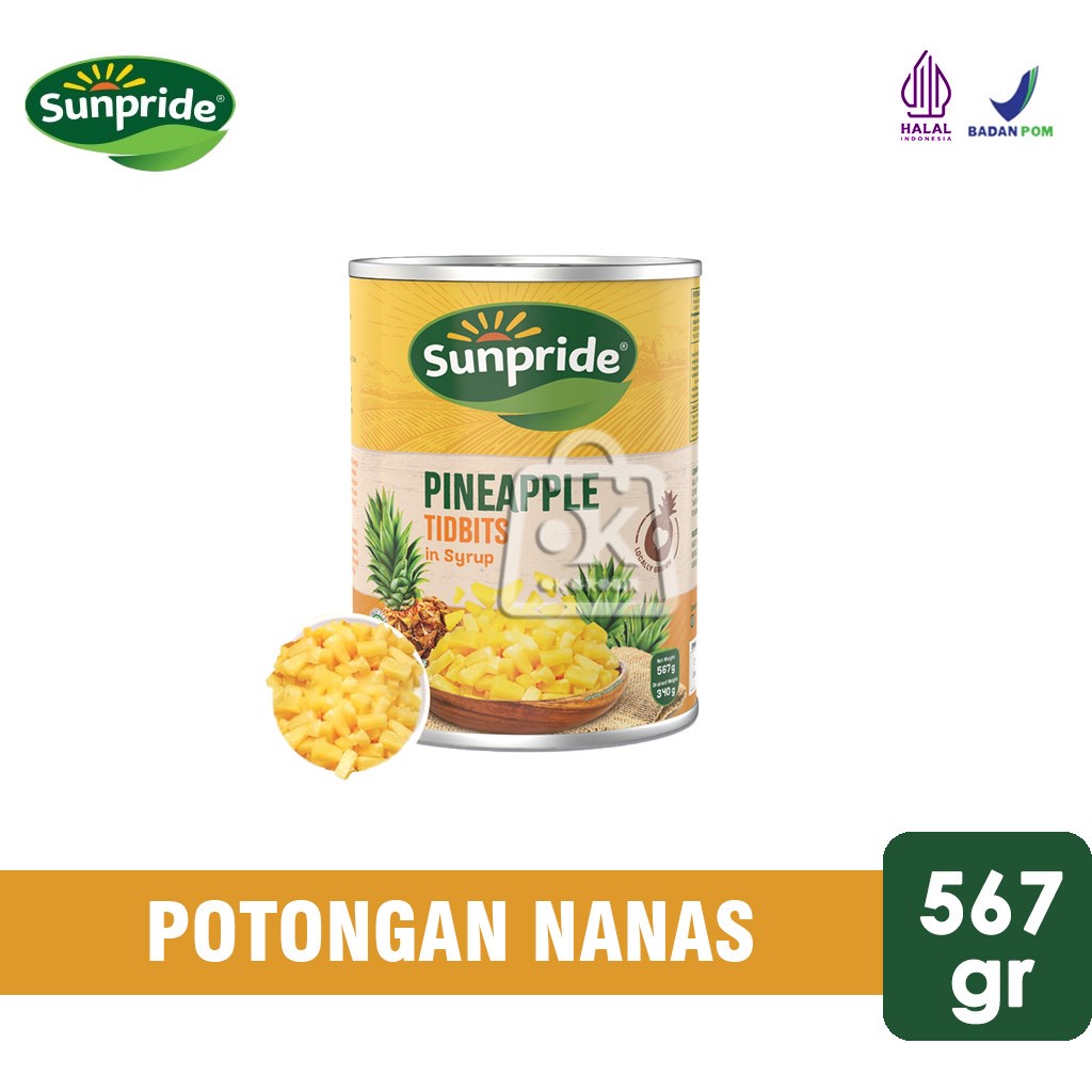 Jual Sunpride Pineapple Tidbits in Syrup / Potongan Nanas Tidbits ...