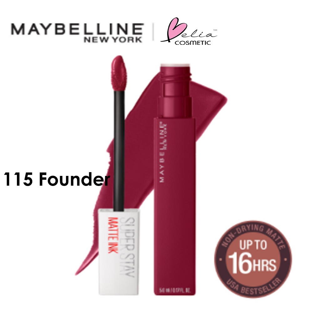 Jual Maybelline Superstay Matte Ink Part 2 CITY | Rogue Reds Edition ...