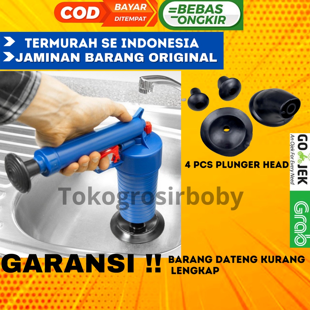 Jual Pompa Sedot Saluran WC Wastafel Ledeng High Pressure Air Drain ...