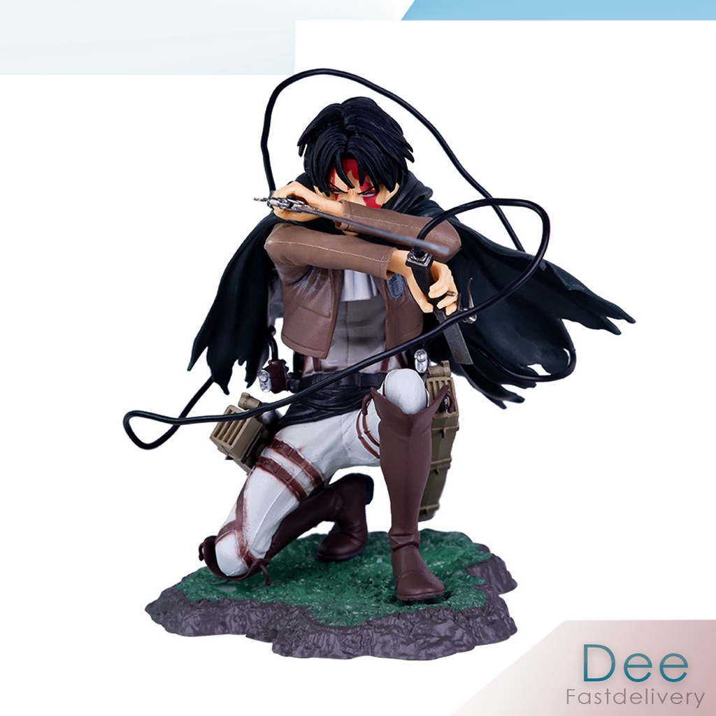 Jual Levi War damage Attack on titan 14cm action figure PVC D-FGA236 ...