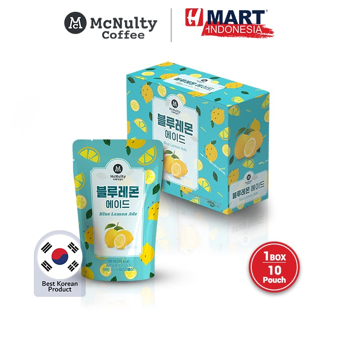 Jual McNulty Blue Lemon Ade - Minuman Rasa Buah Lemon 190ml x 10 Pouch | Shopee Indonesia