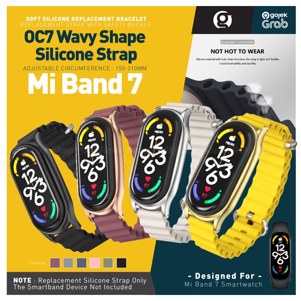 Jual MIJOBS OC7 Silicone Strap Ocean with Stainless Frame Case for ...